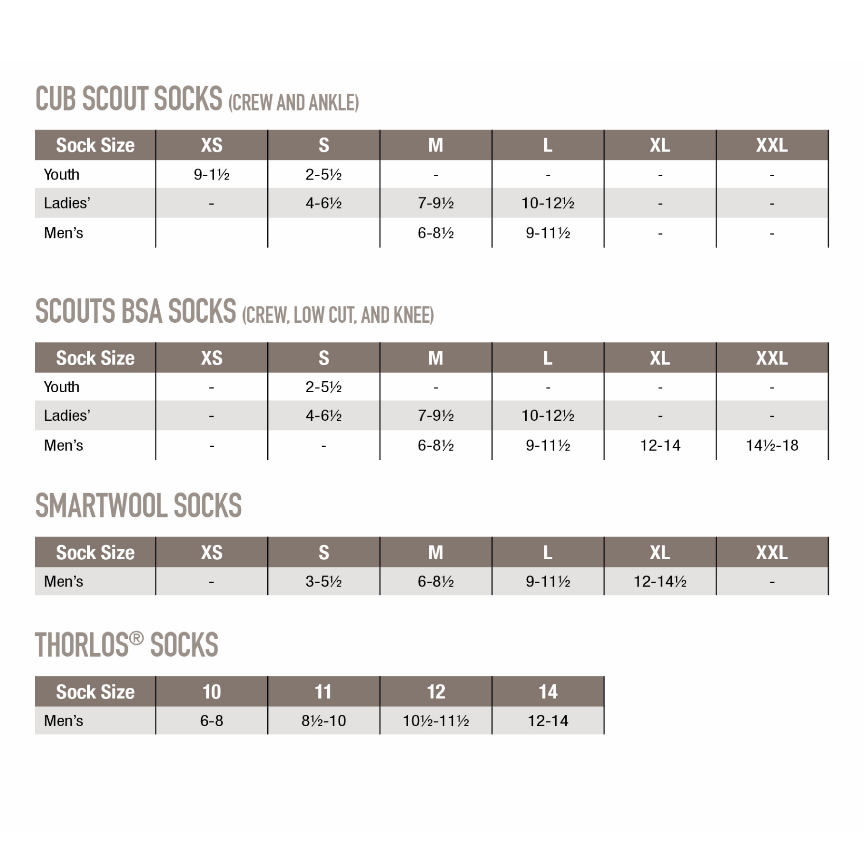 Scouts BSA Uniform Thorlos Classic Knee Sock | Scouting America ...